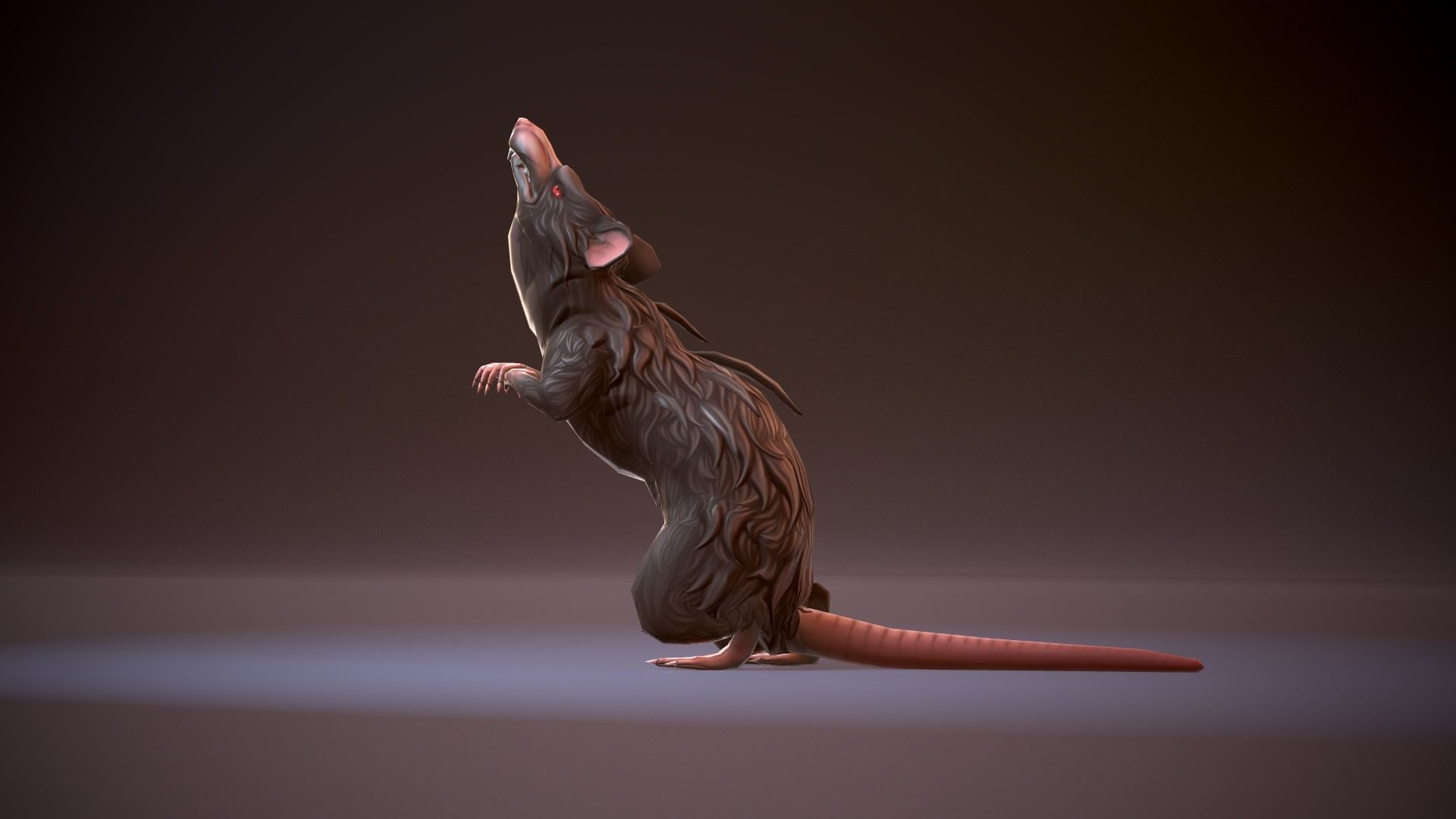 3D model Creature Rat VR / AR / low-poly | CGTrader