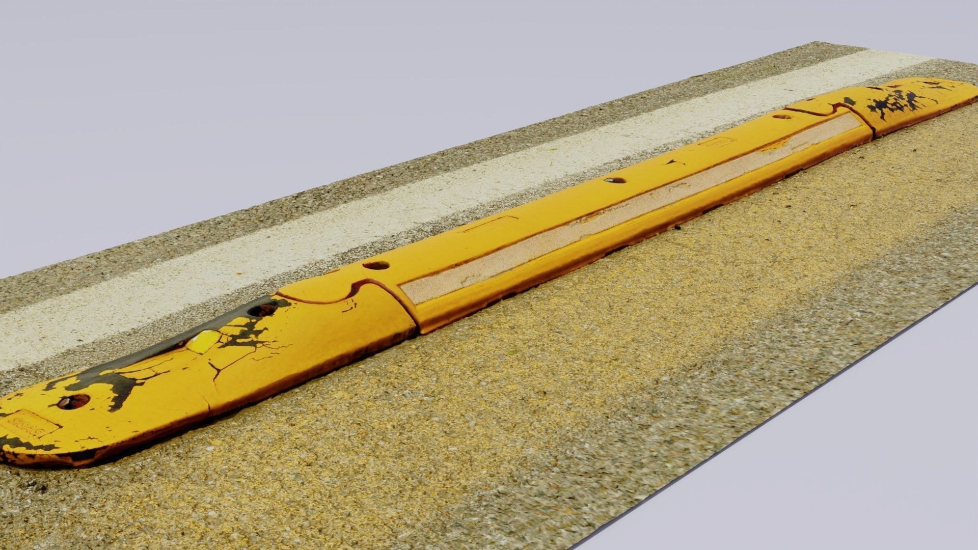 Ultra-realistic street bump 02 high-poly 3D model | CGTrader