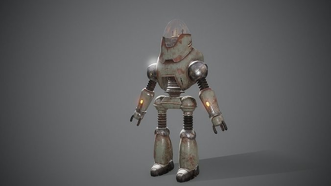 Fallout - Protectron Robot 3D model | CGTrader