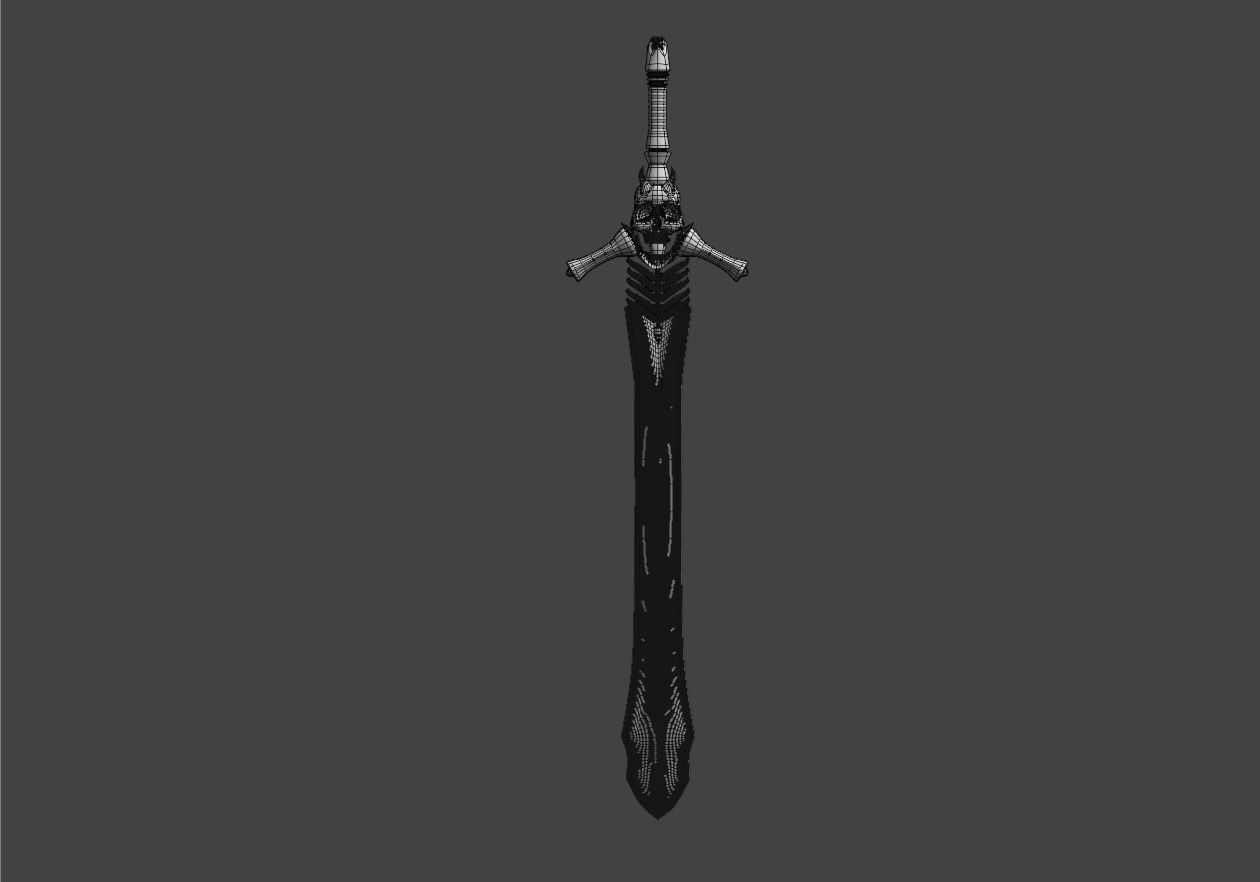 Rebellion sword from DMC 3D model | CGTrader