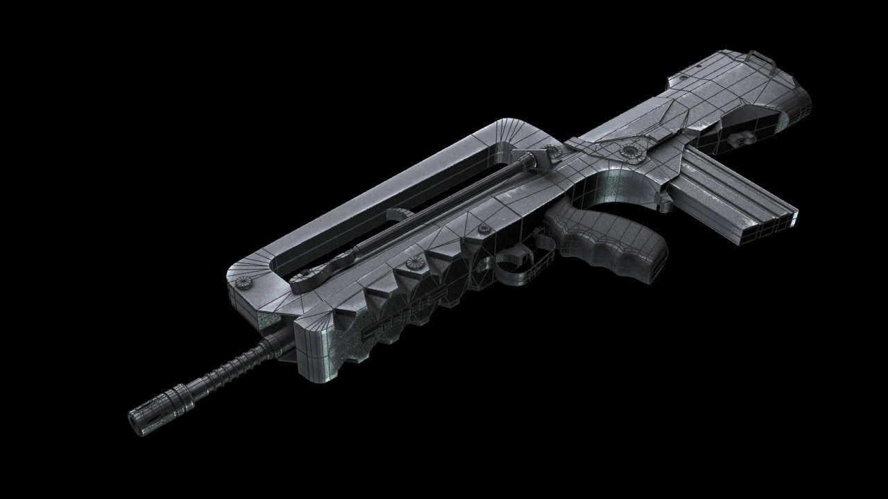 3D model famas gun VR / AR / low-poly | CGTrader
