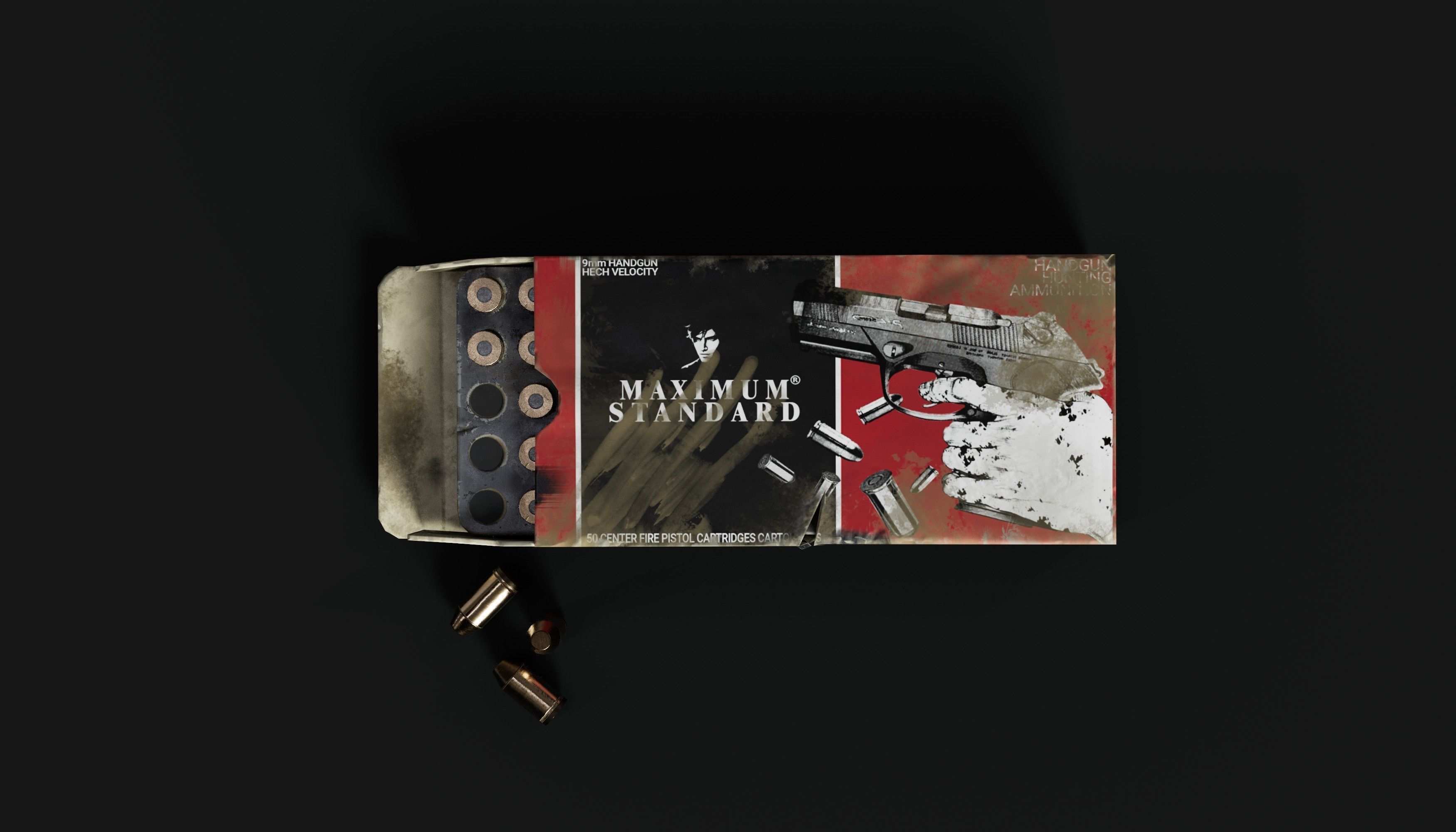 Handgun ammo - Resident evil 2 remake free VR / AR / low-poly 3D model ...