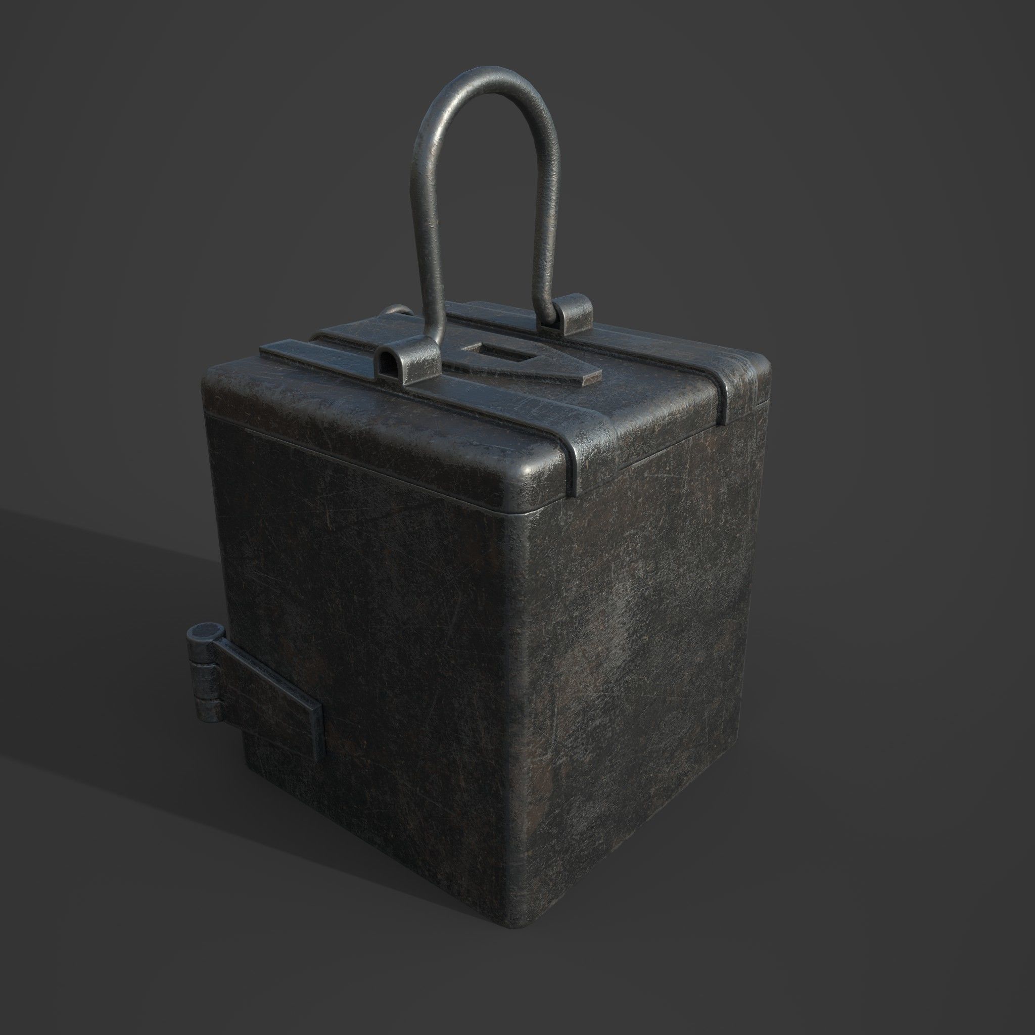 3D model Metal alms box VR / AR / low-poly | CGTrader