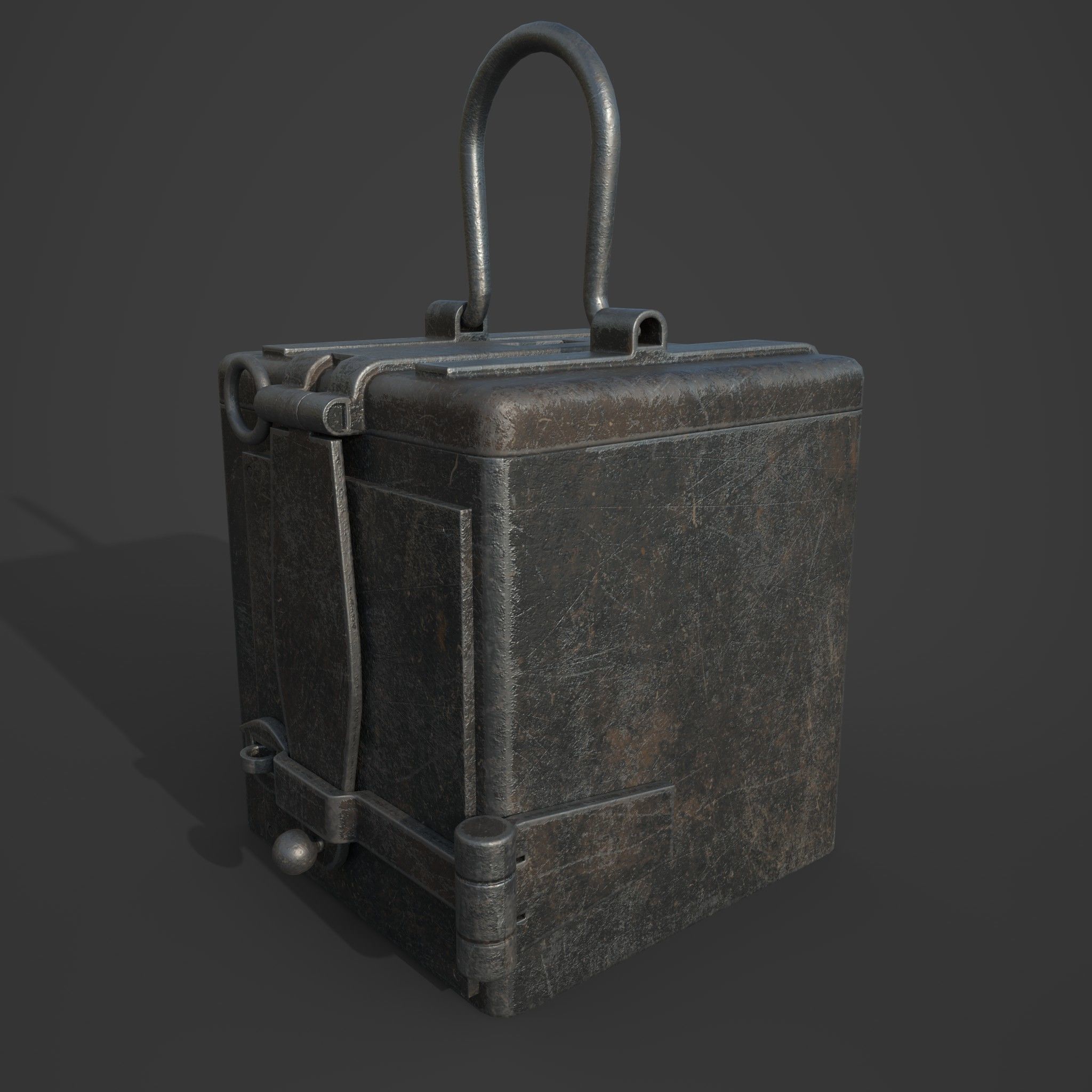 3D model Metal alms box VR / AR / low-poly | CGTrader