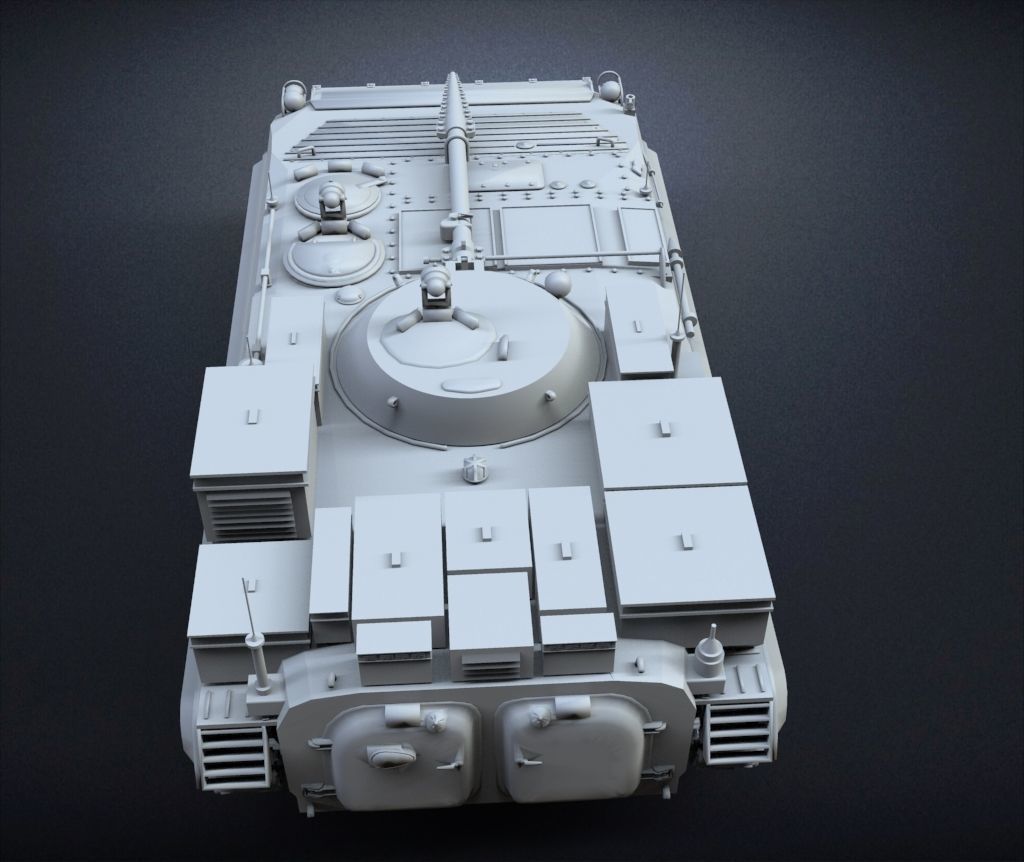 Infantry fighting vehicle BMP-1 3D model 3D printable | CGTrader