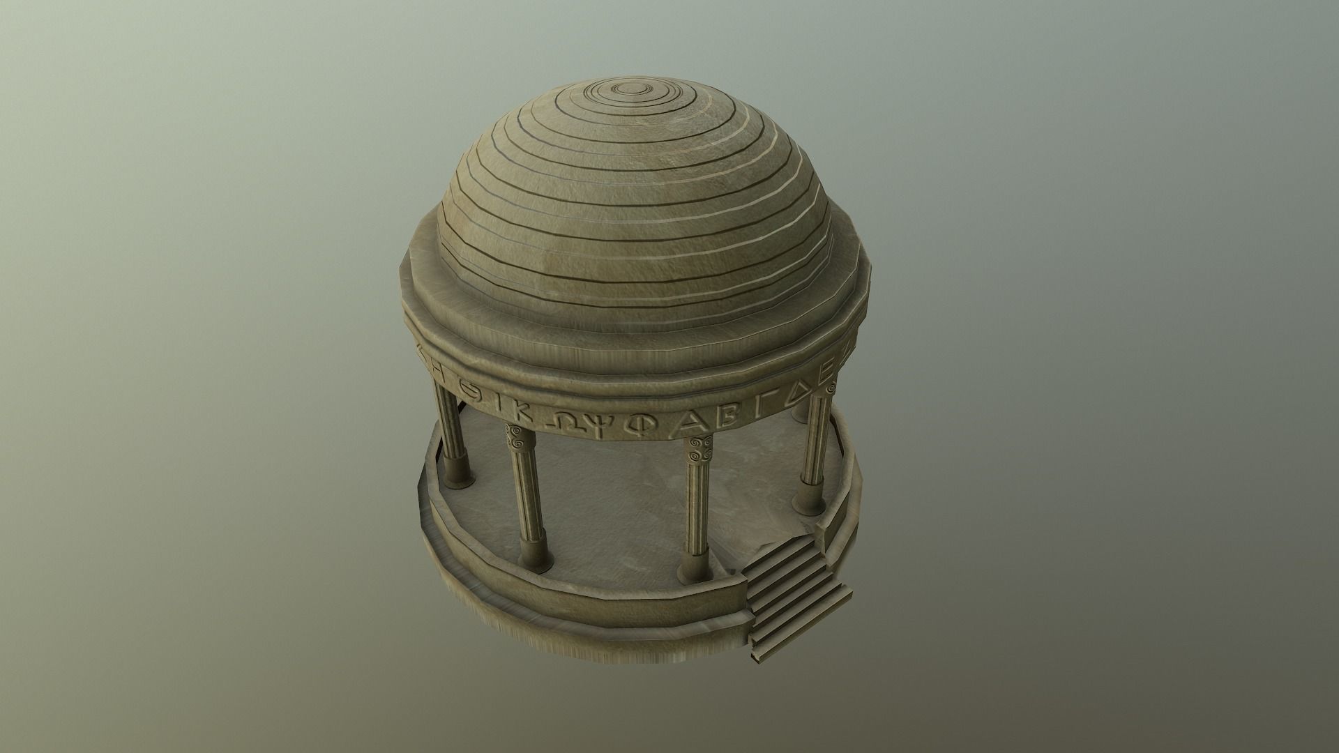 3D model Greek Dome VR / AR / low-poly | CGTrader