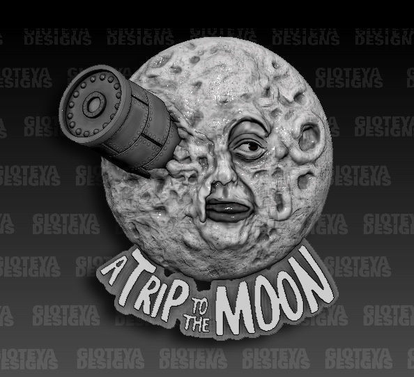 A Trip to The Moon V1 - GEORGES MELIES 1902 3D model | CGTrader