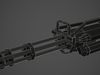 3D model Stylized Minigun Low Poly Mobile Ready VR / AR / low-poly ...