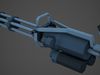 3D model Stylized Minigun Low Poly Mobile Ready VR / AR / low-poly ...