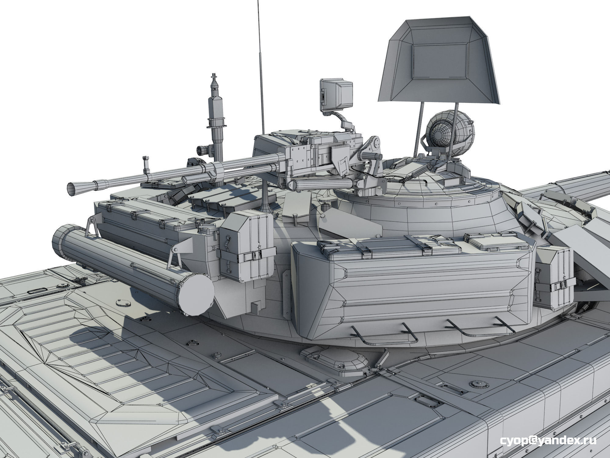 T-72B3 Modern russian main battle tank 4 in 1 3D model | CGTrader