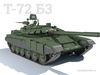 T-72B3 Modern russian main battle tank 4 in 1 3D model | CGTrader