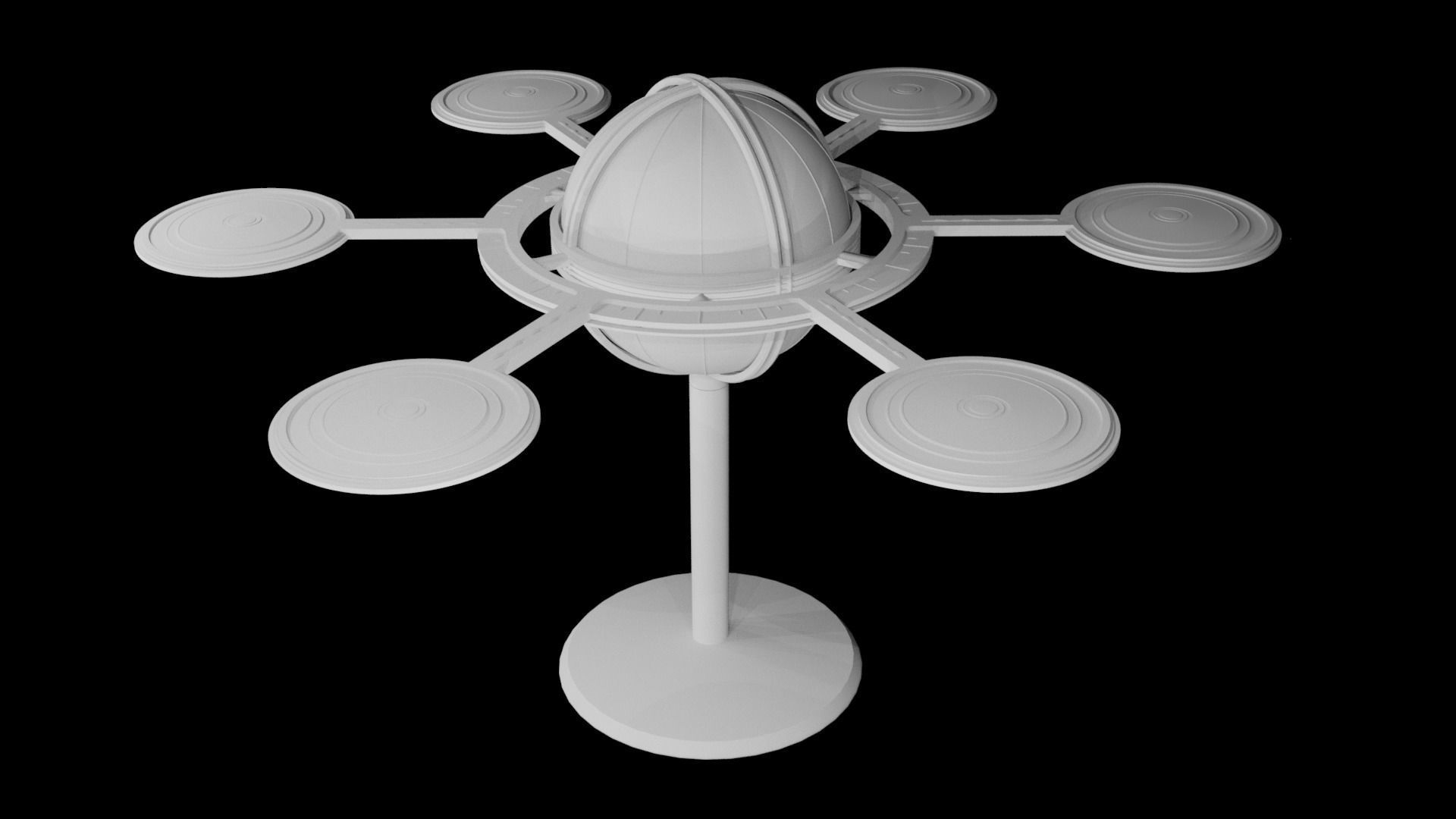 Star Trek - Star Base 1 3D Model 2009 Film 3D model 3D printable | CGTrader