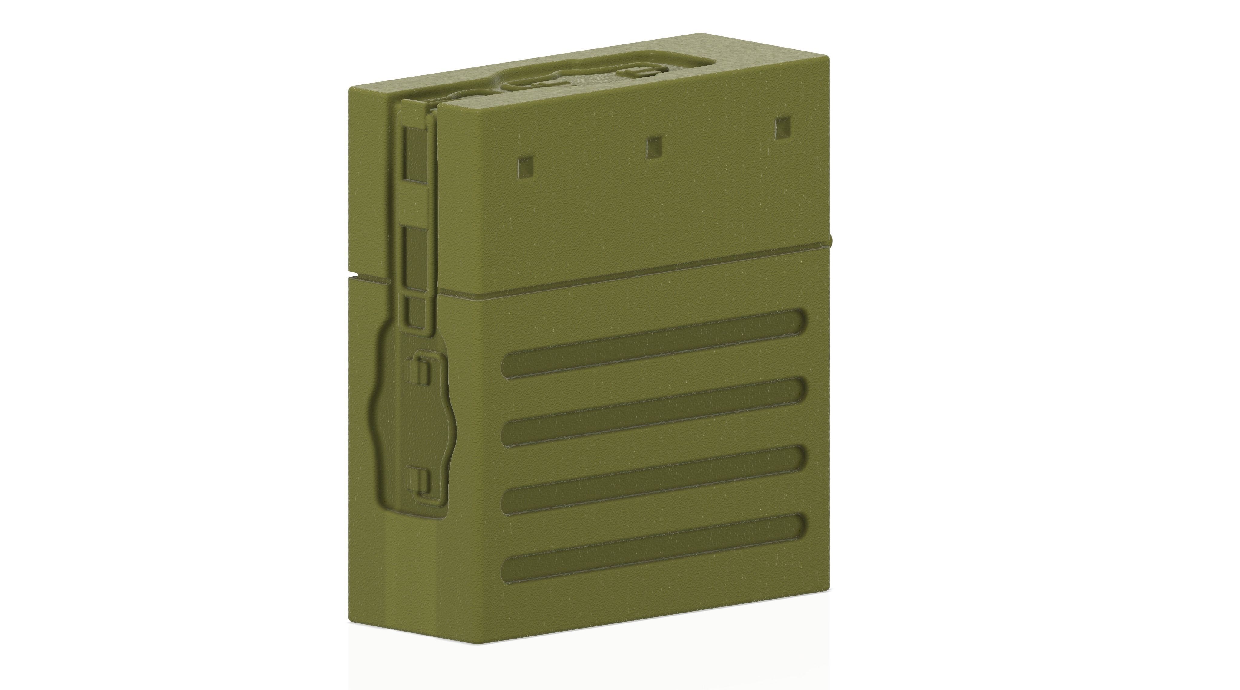 3d printable old military ammo box 3D model 3D printable | CGTrader
