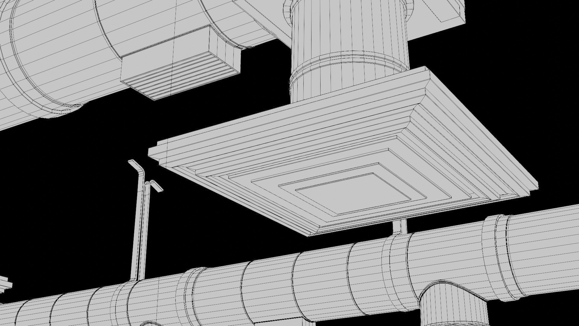 building air ventilation 3D model | CGTrader