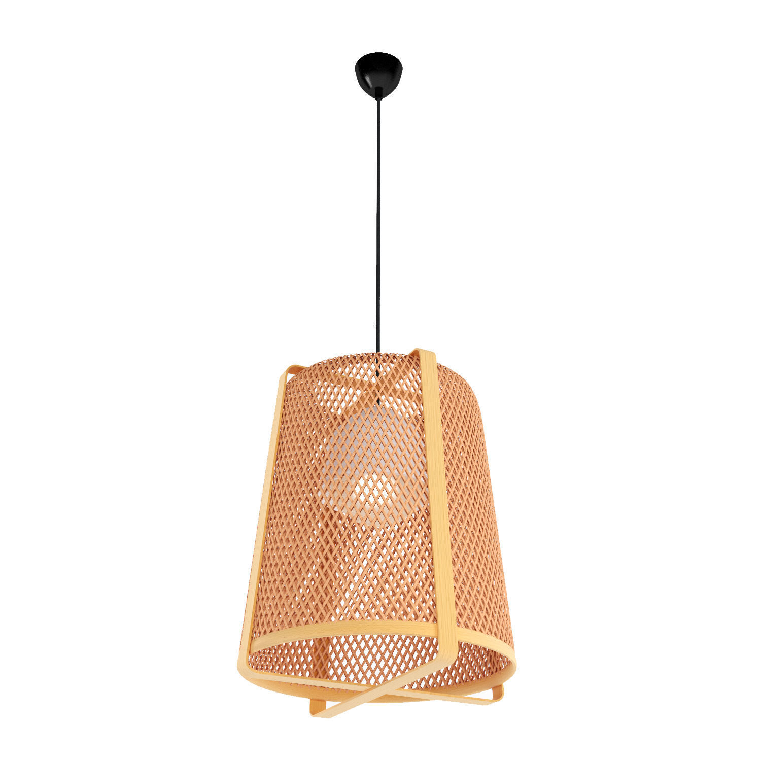 3D model 2 SINNERLIG Woven pendant lamp by PBR Materials VR / AR / low ...