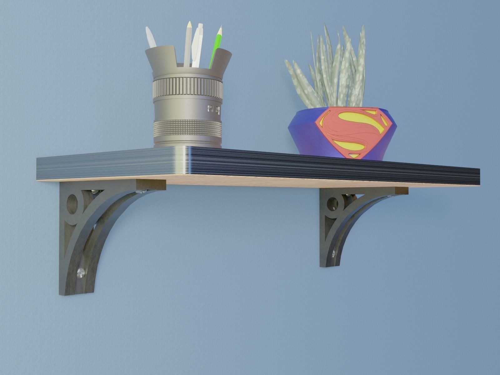Shelf Bracket 6 3D model 3D printable | CGTrader