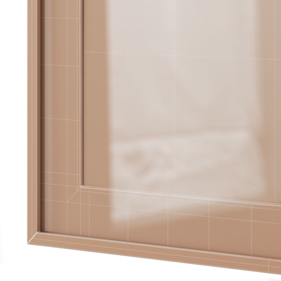 Triptych abstract poster set 3D model | CGTrader