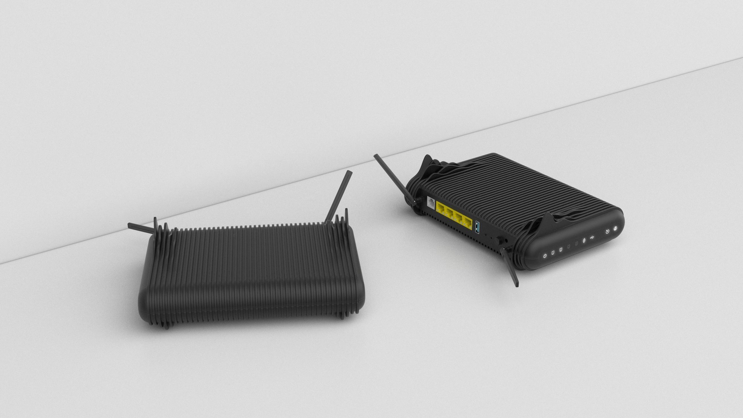 Concept Modem Router Wifi 3D model | CGTrader