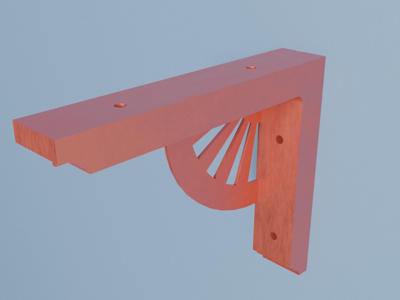 Shelf Bracket 7 3D model 3D printable | CGTrader