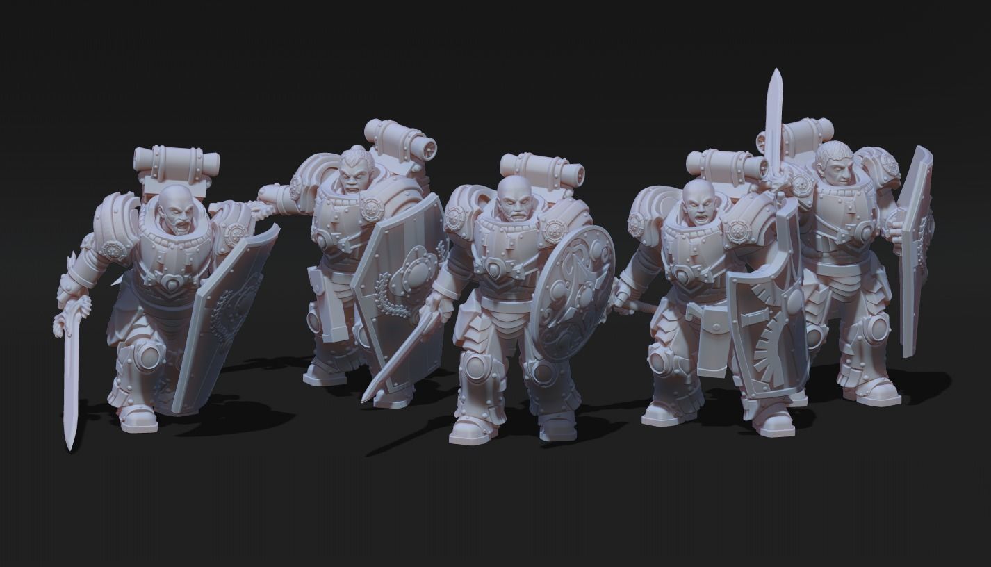 Black Knights - Swordsworn 3D model 3D printable | CGTrader