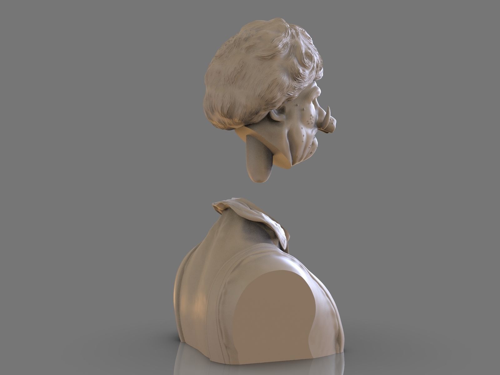 Wookalar Bust 3D model 3D printable | CGTrader