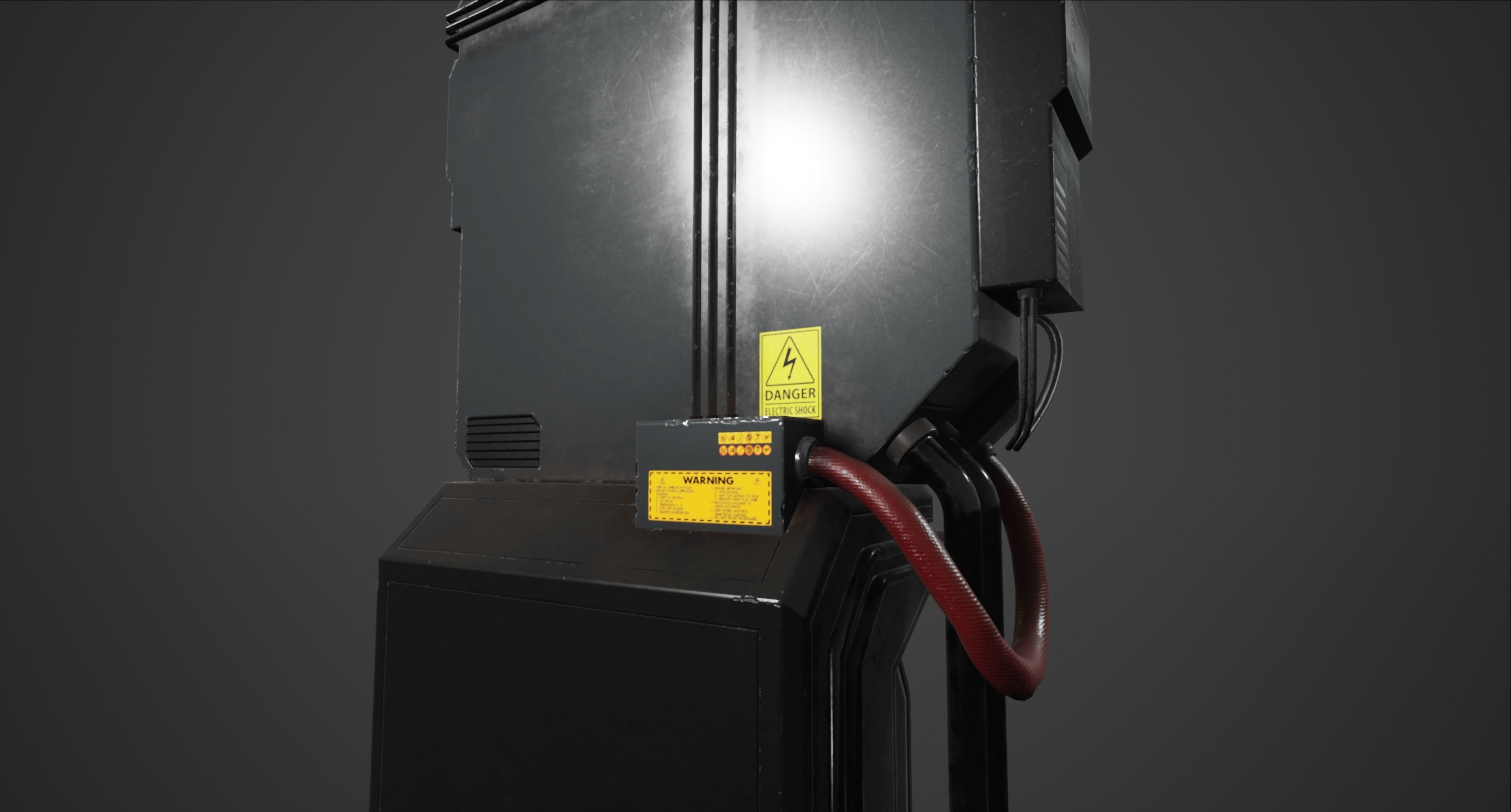 3D model Scifi Mainframe Computer VR / AR / low-poly | CGTrader