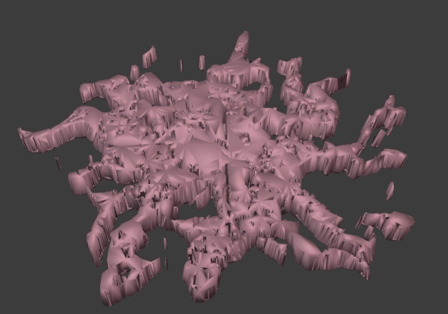 3D model Mud or puddle low poly VR / AR / low-poly | CGTrader