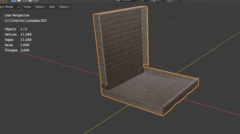 3D model Pizza box packaging VR / AR / low-poly | CGTrader