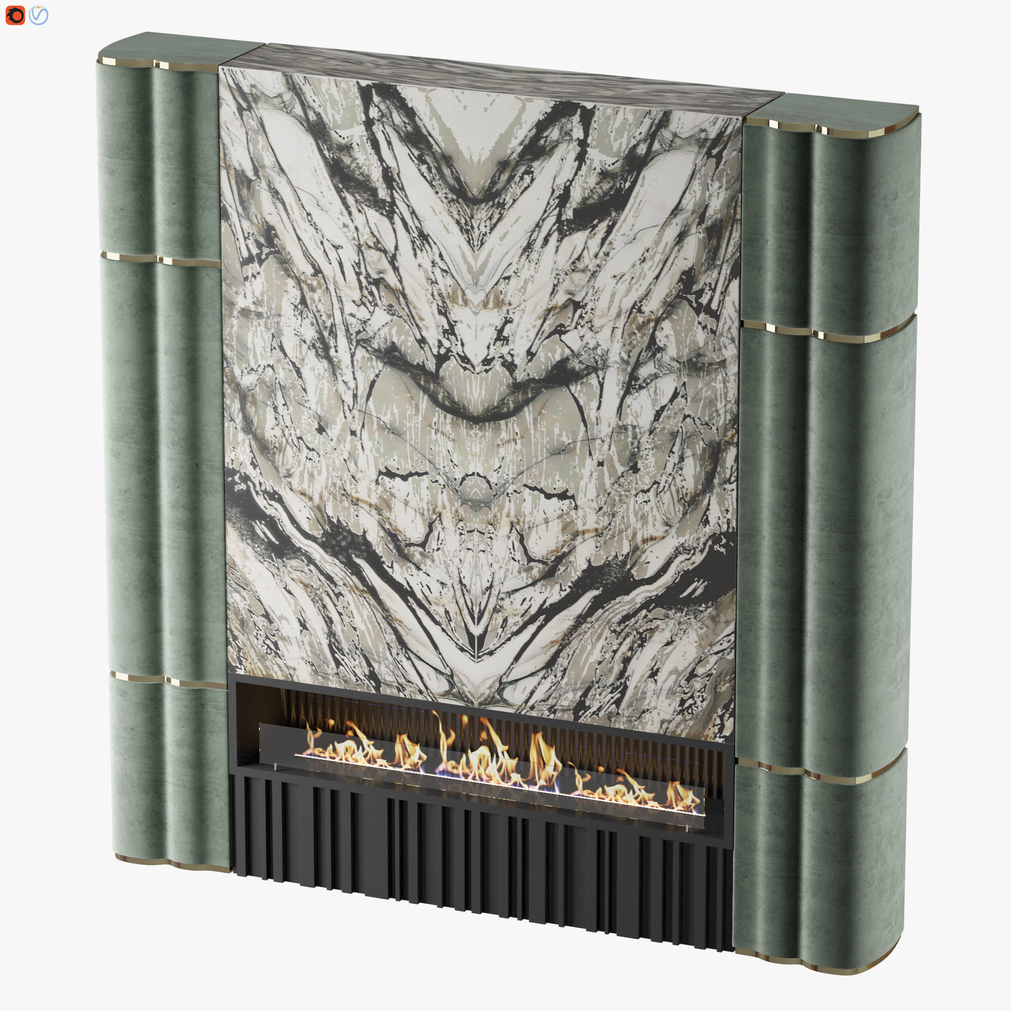 Wall unit - Persephone 3D model | CGTrader