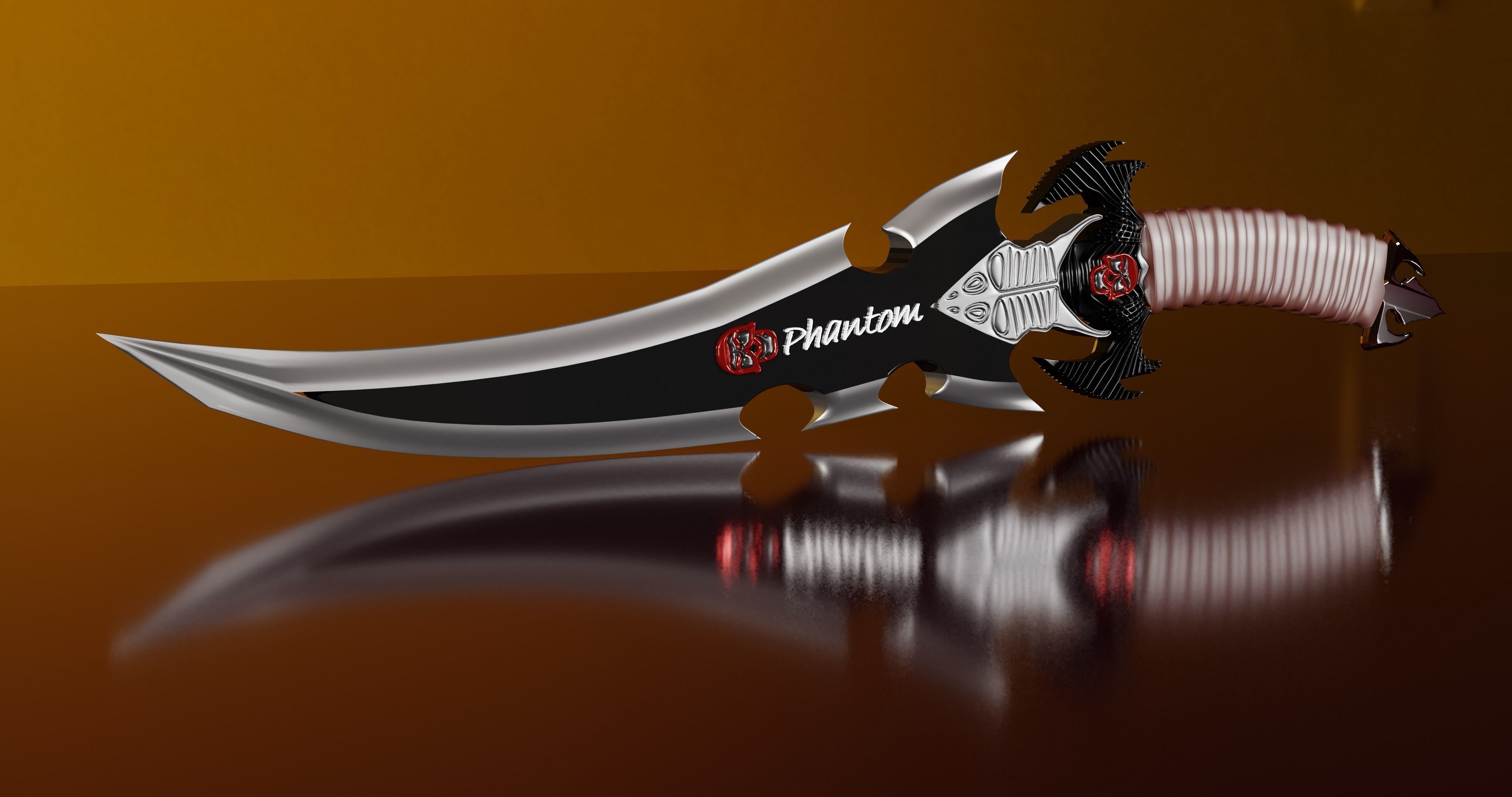 PHANTOM KNIFE 3D model | CGTrader