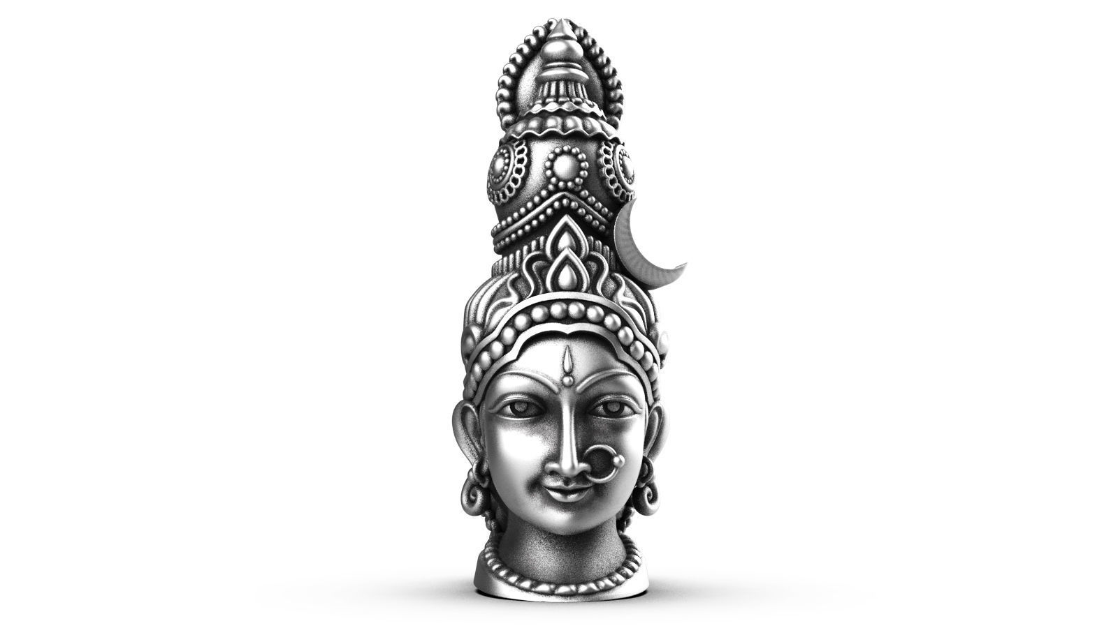Devi Head 2 3D model 3D printable | CGTrader