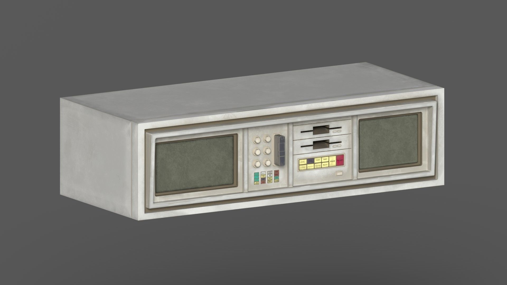 3D model Small Retro Computer Console VR / AR / low-poly | CGTrader