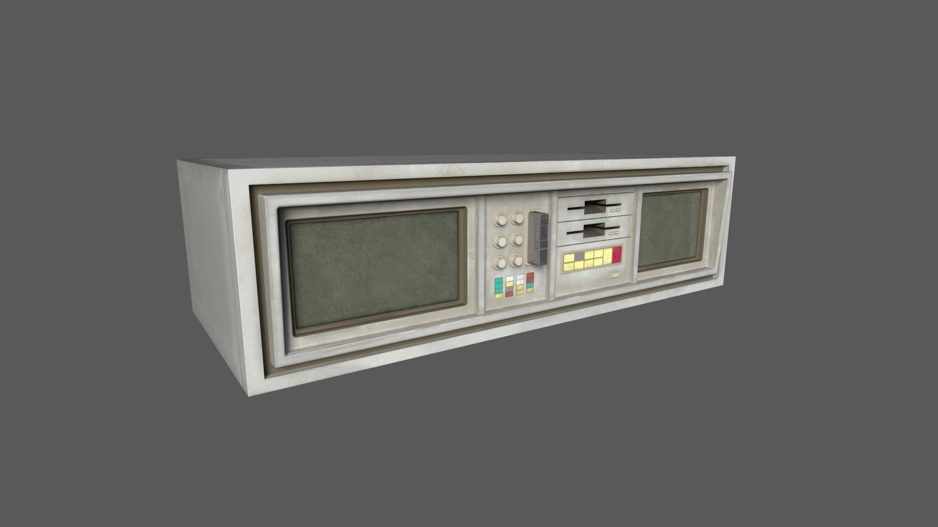 3D model Small Retro Computer Console VR / AR / low-poly | CGTrader