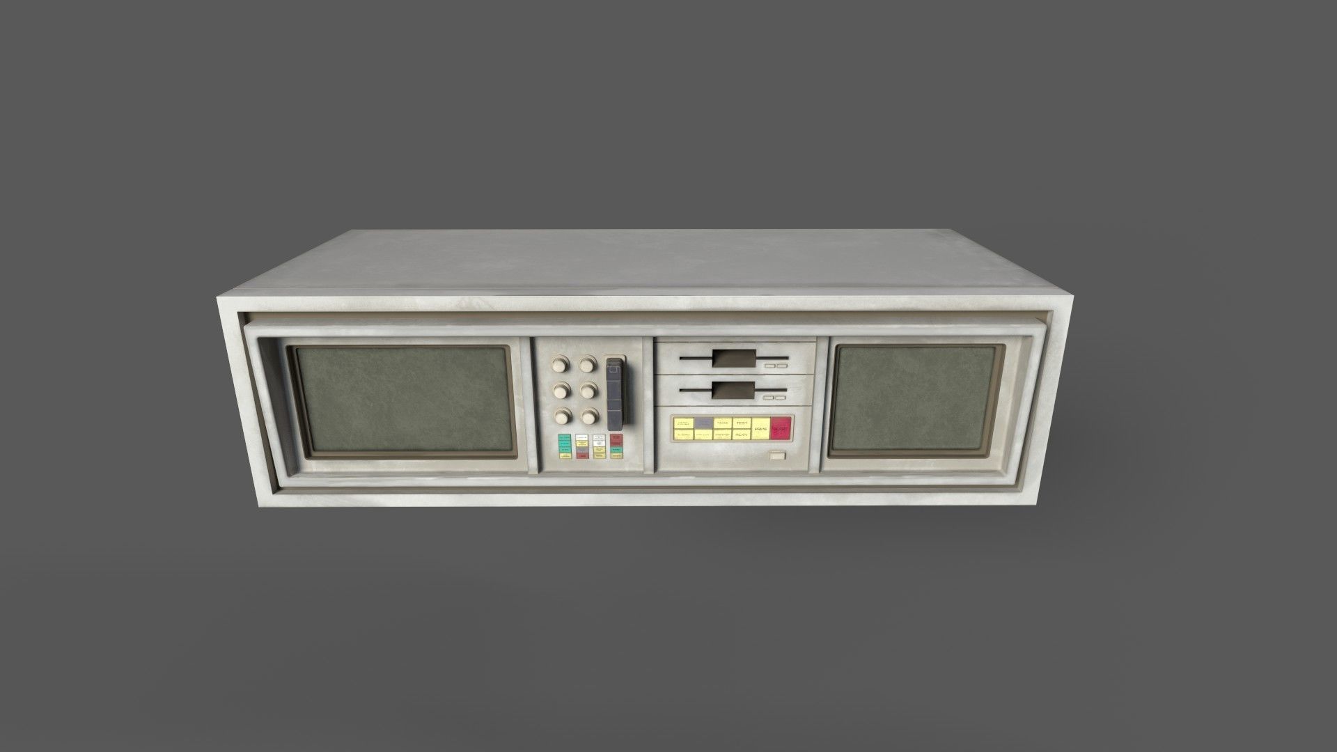 3D model Small Retro Computer Console VR / AR / low-poly | CGTrader