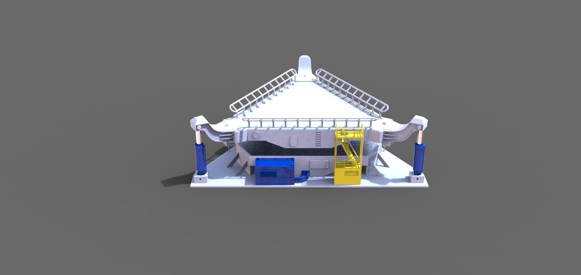 Motion compensated crane platform 3D model 3D printable | CGTrader