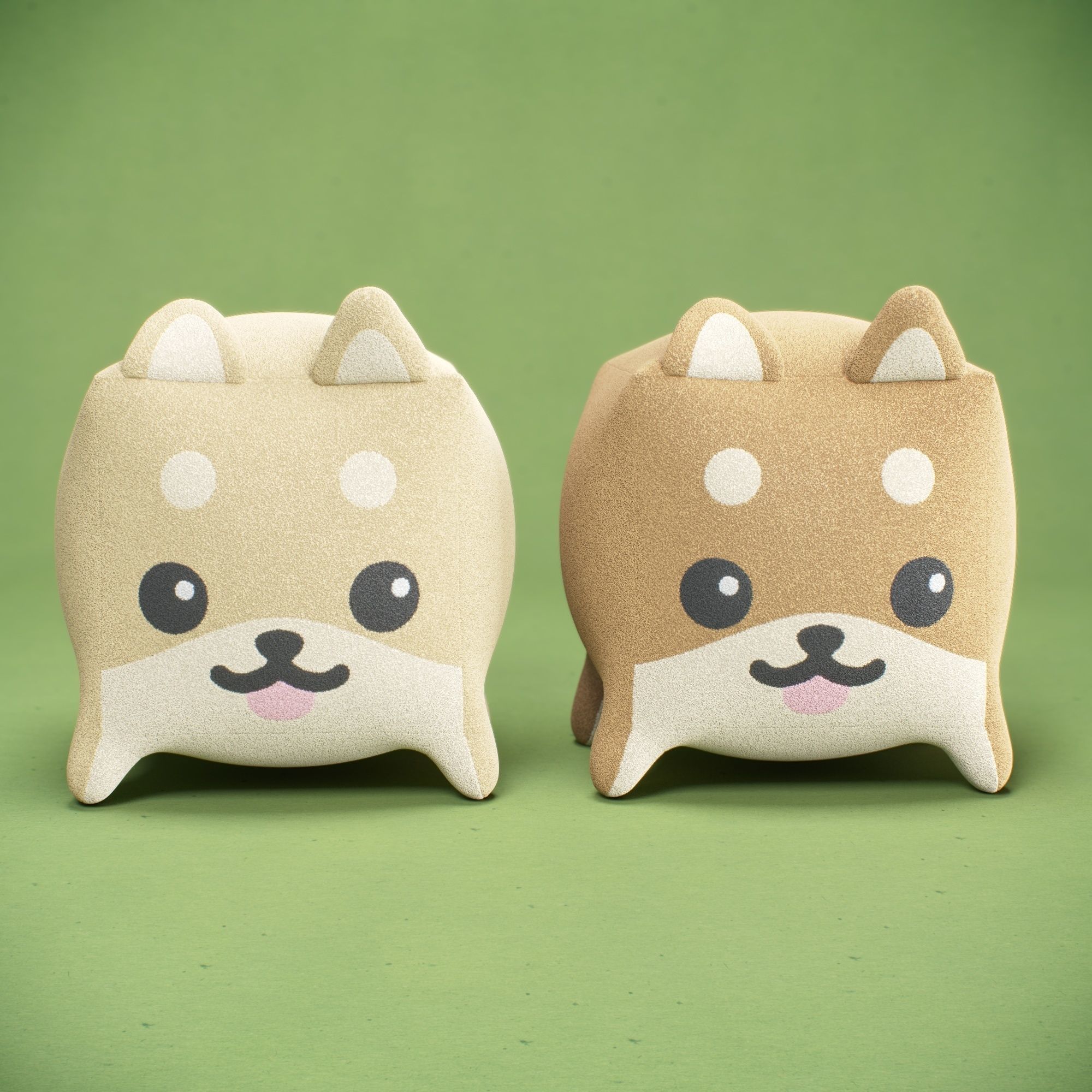kids shiba cube toy 3D model | CGTrader