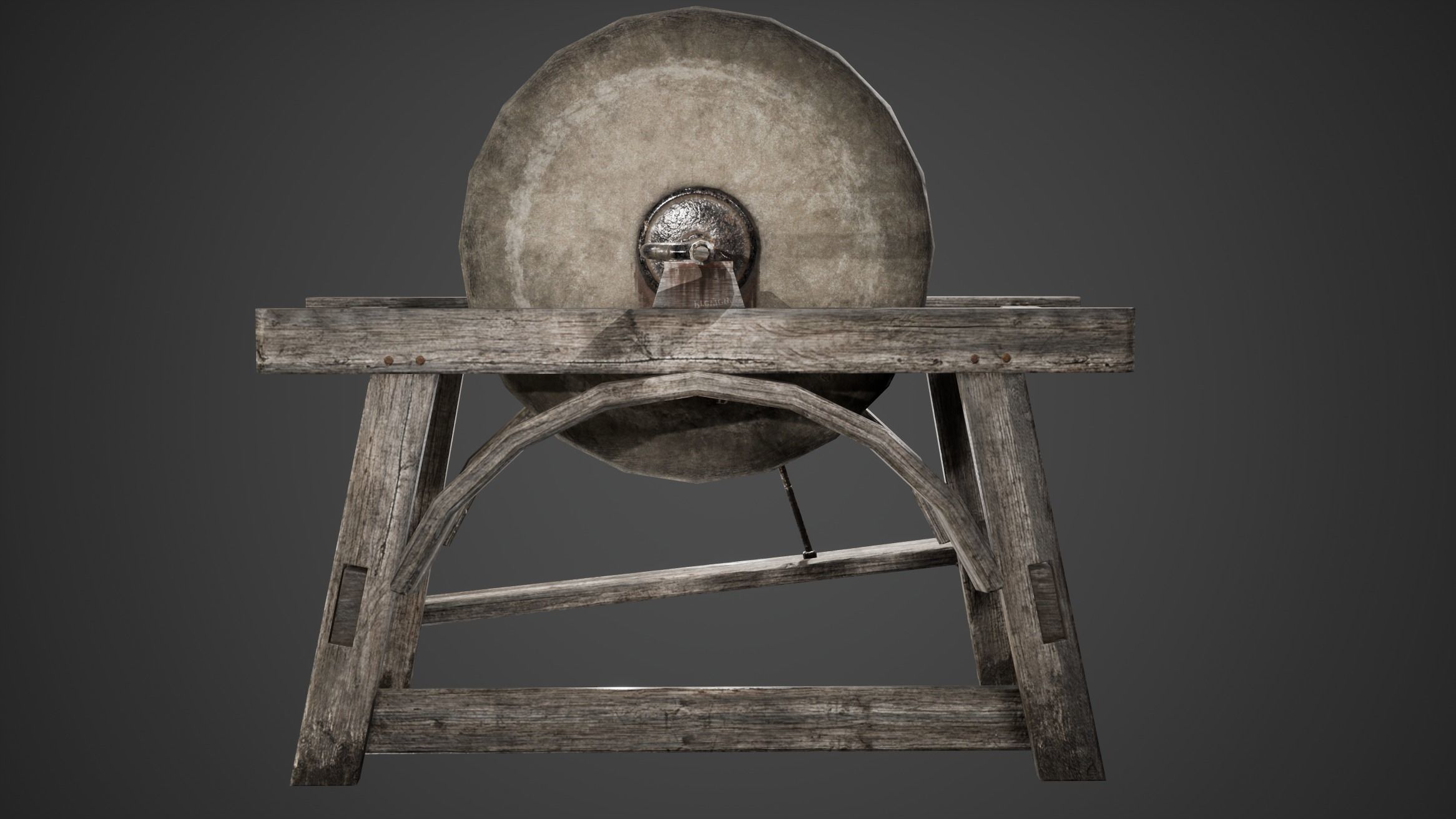 3D model Medieval Sharpening Stone Game Ready VR / AR / low-poly | CGTrader