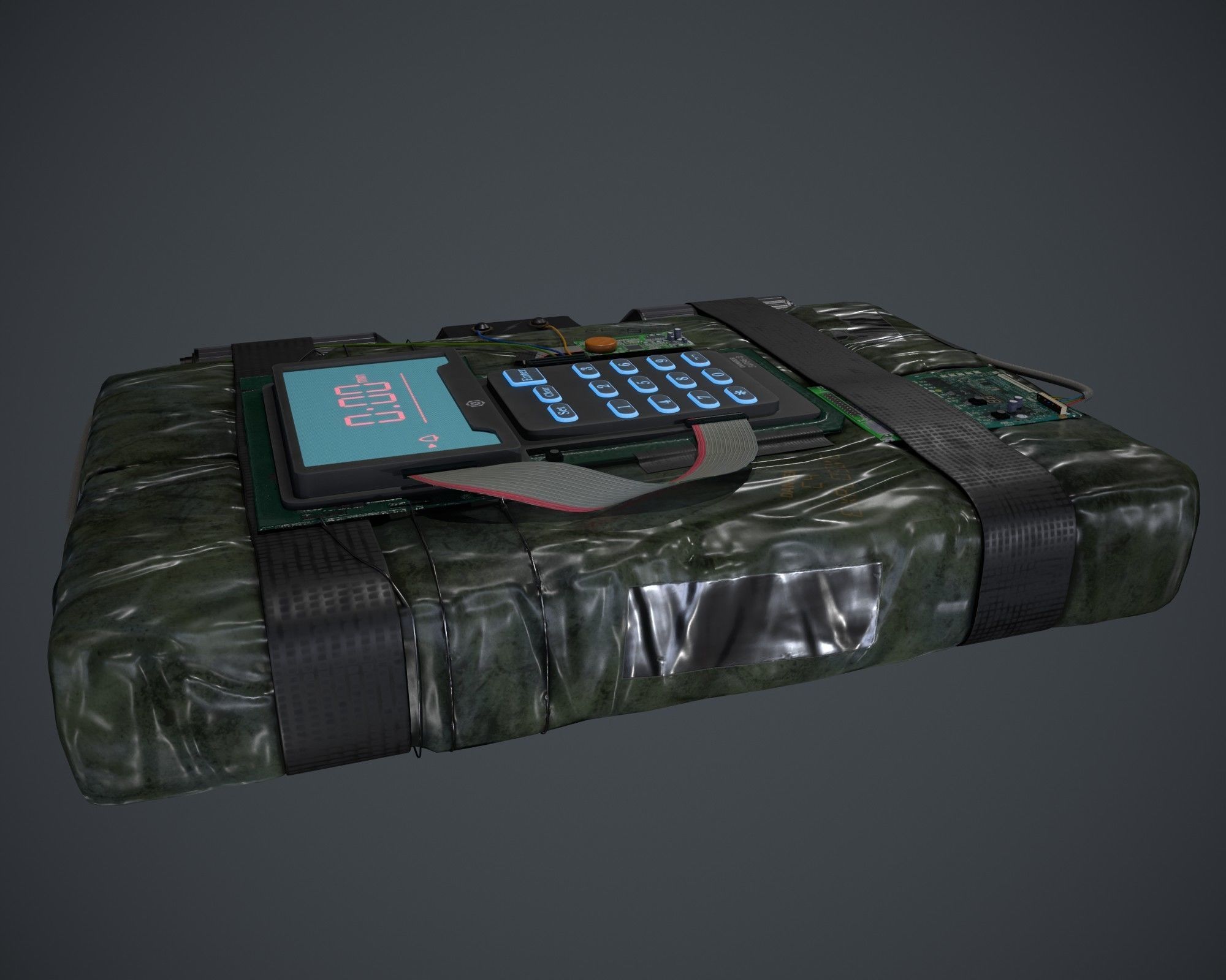 3D model C4 RDX Bomb VR / AR / low-poly | CGTrader