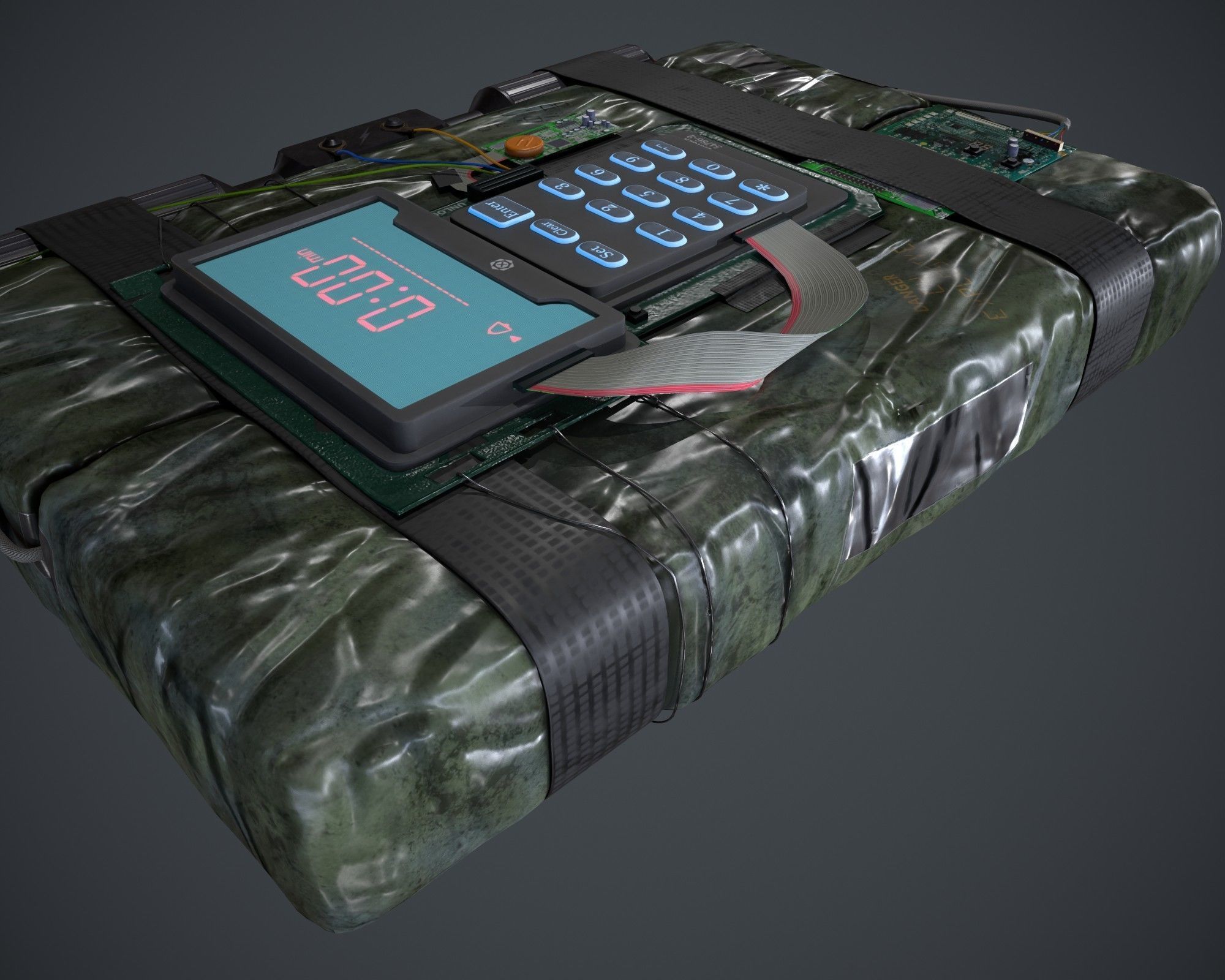 3D model C4 RDX Bomb VR / AR / low-poly | CGTrader