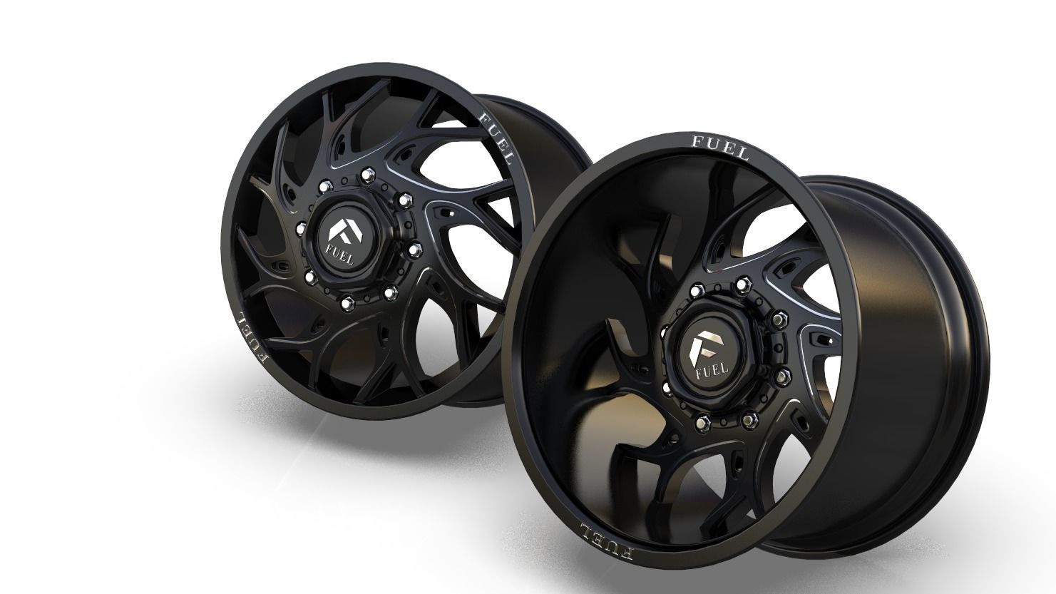RUNNER DUALLY FRONT AND REAR D741 wheels 3D model 3D printable | CGTrader