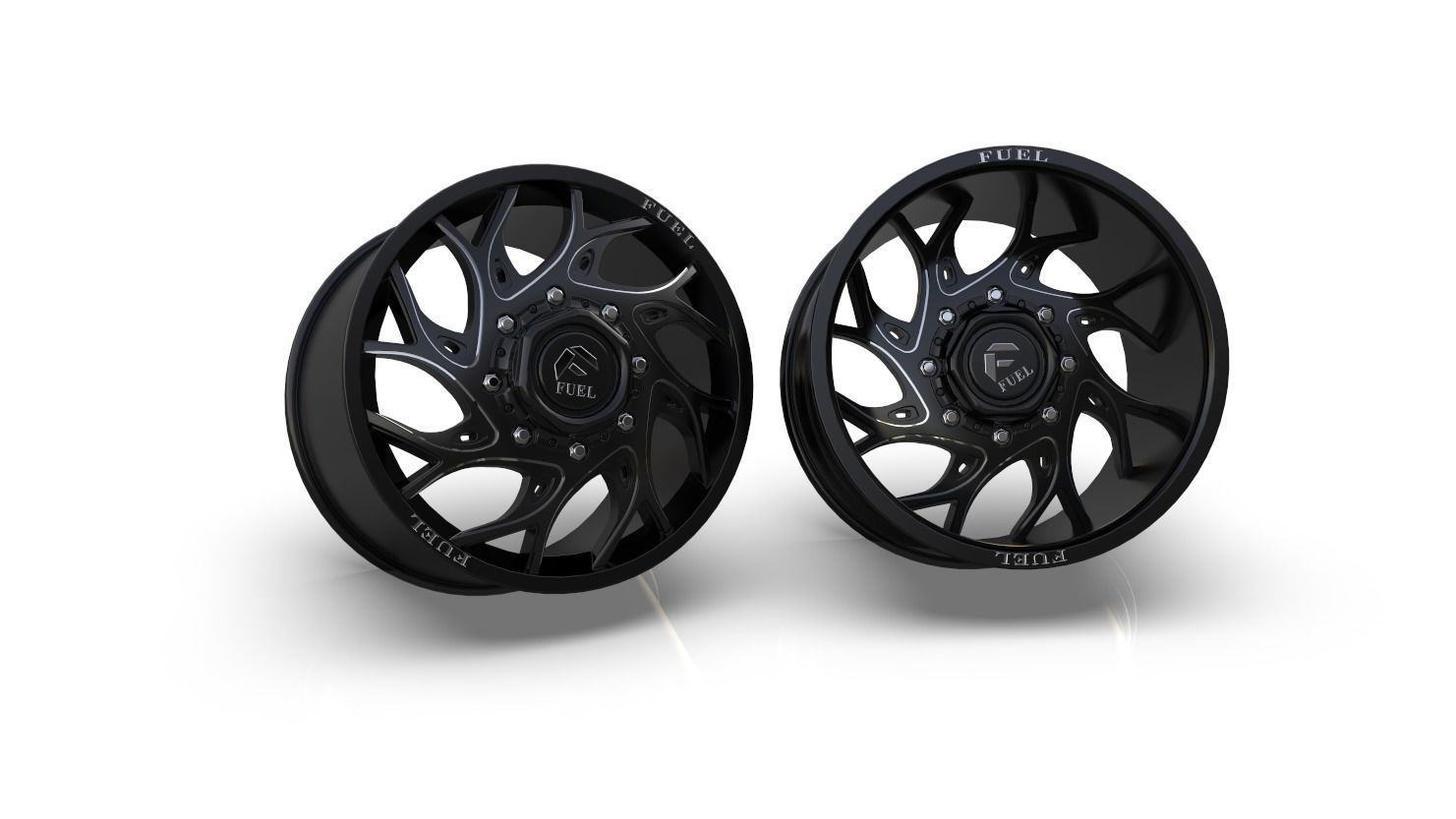 RUNNER DUALLY FRONT AND REAR D741 wheels 3D model 3D printable | CGTrader