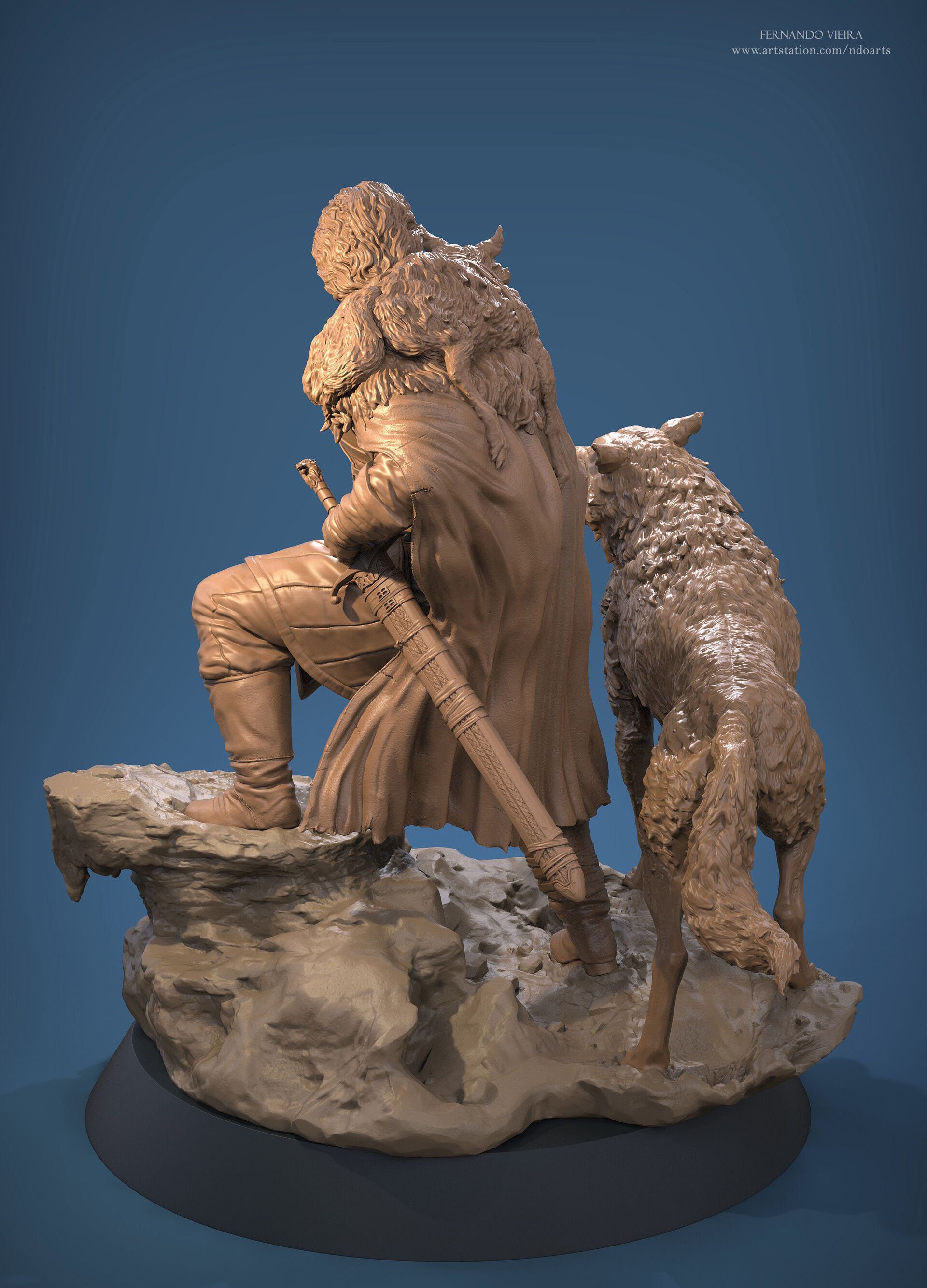 Jon Snow 3D model 3D printable | CGTrader