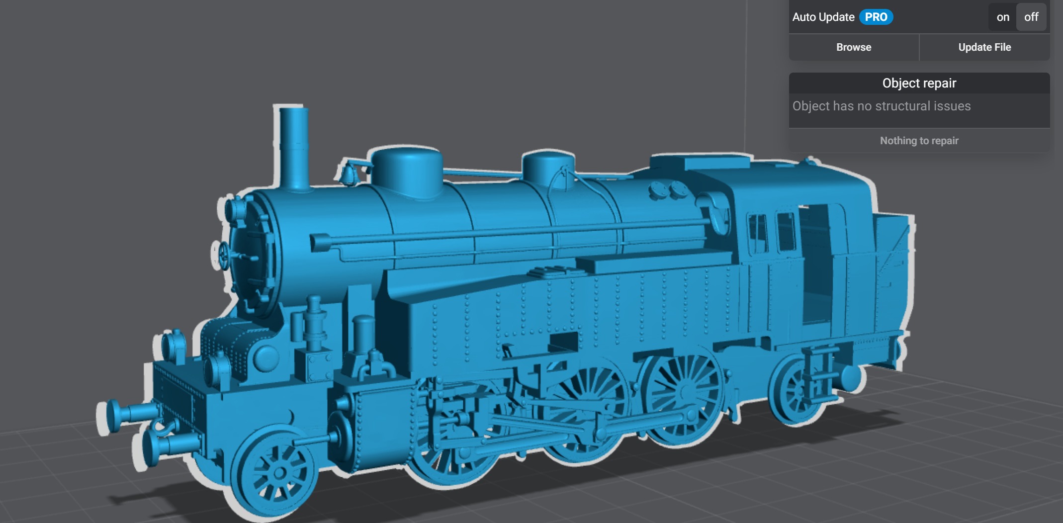 Baden VI c DRG class 75 Steam Locomotive scale model 3D model 3D ...