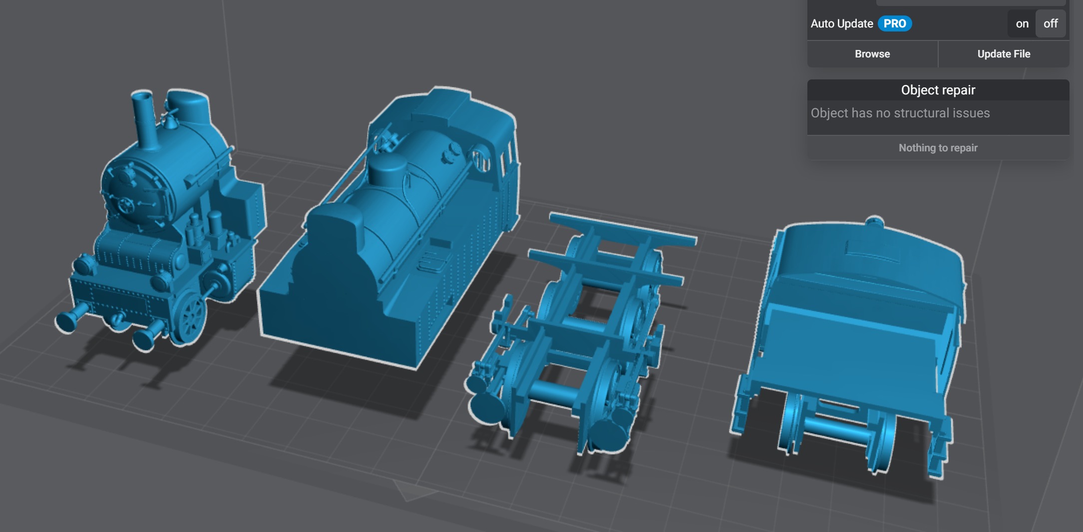 Baden VI c DRG class 75 Steam Locomotive scale model 3D model 3D ...