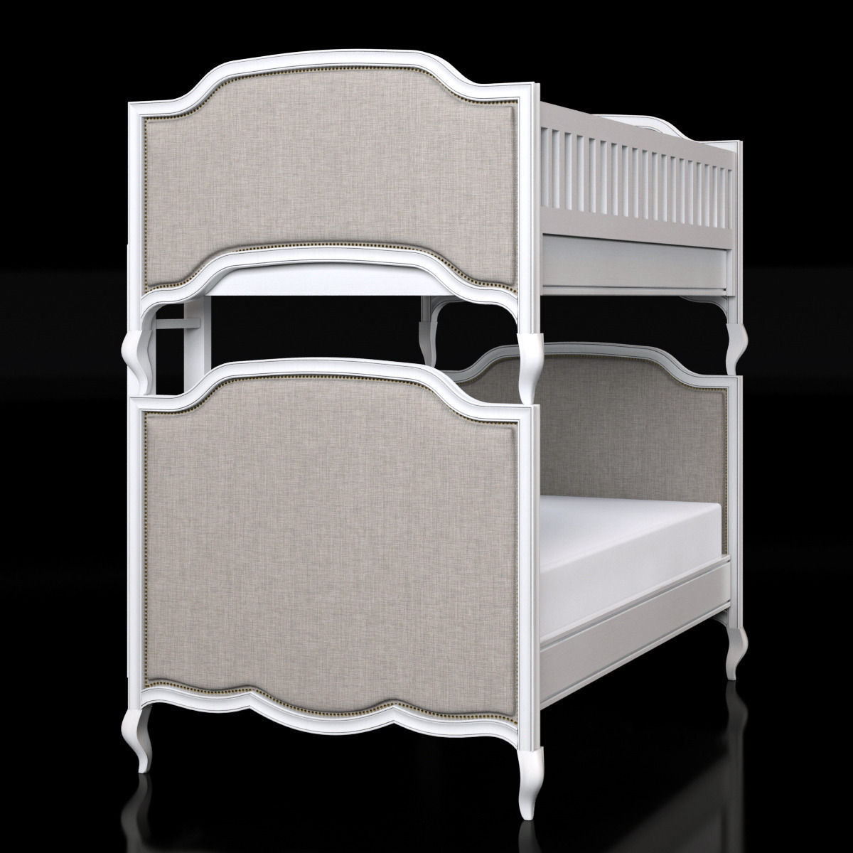 Restoration Hardware Marceline Twin-over-Twin Bunk Bed 3D model | CGTrader