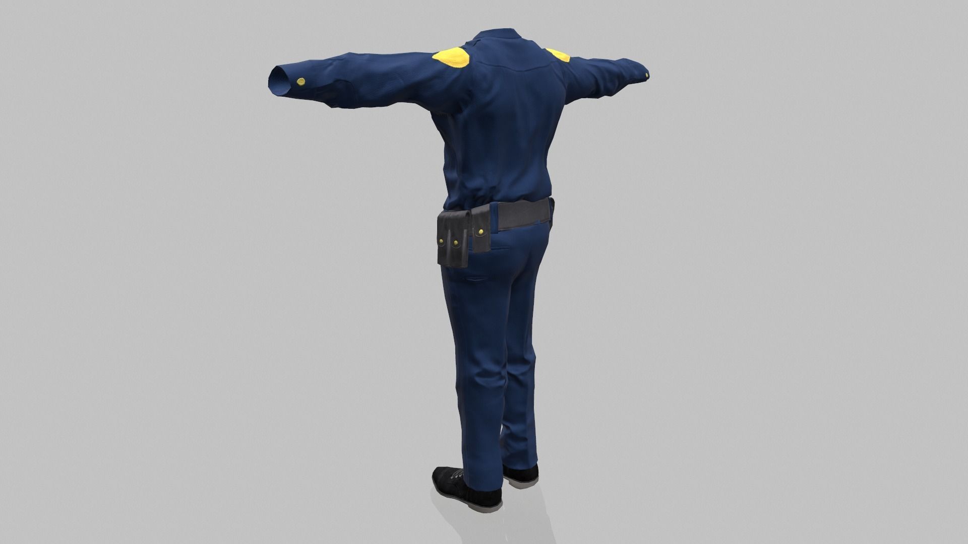 Police Uniform 3D model | CGTrader