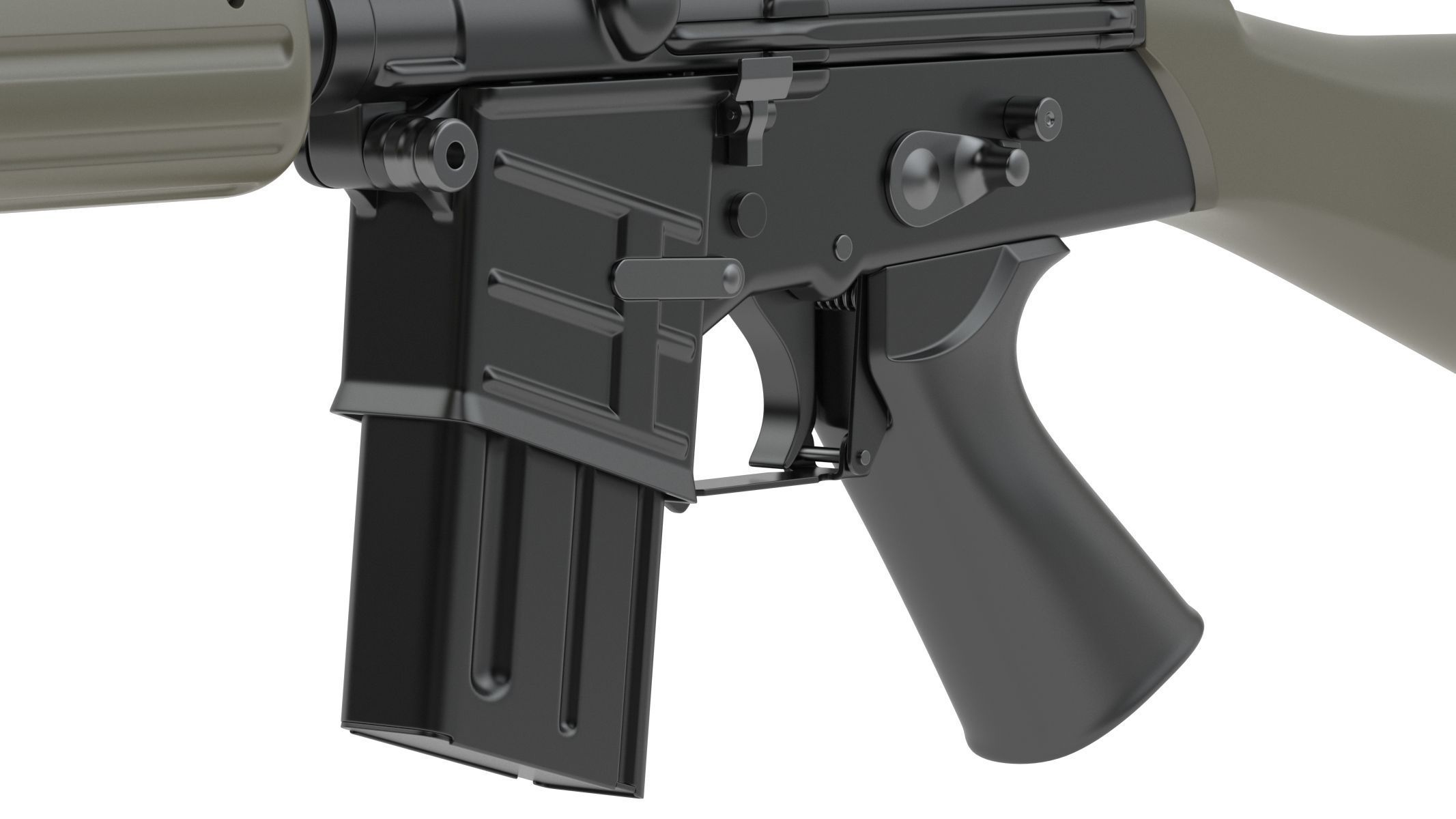 FN CAL 3D model | CGTrader