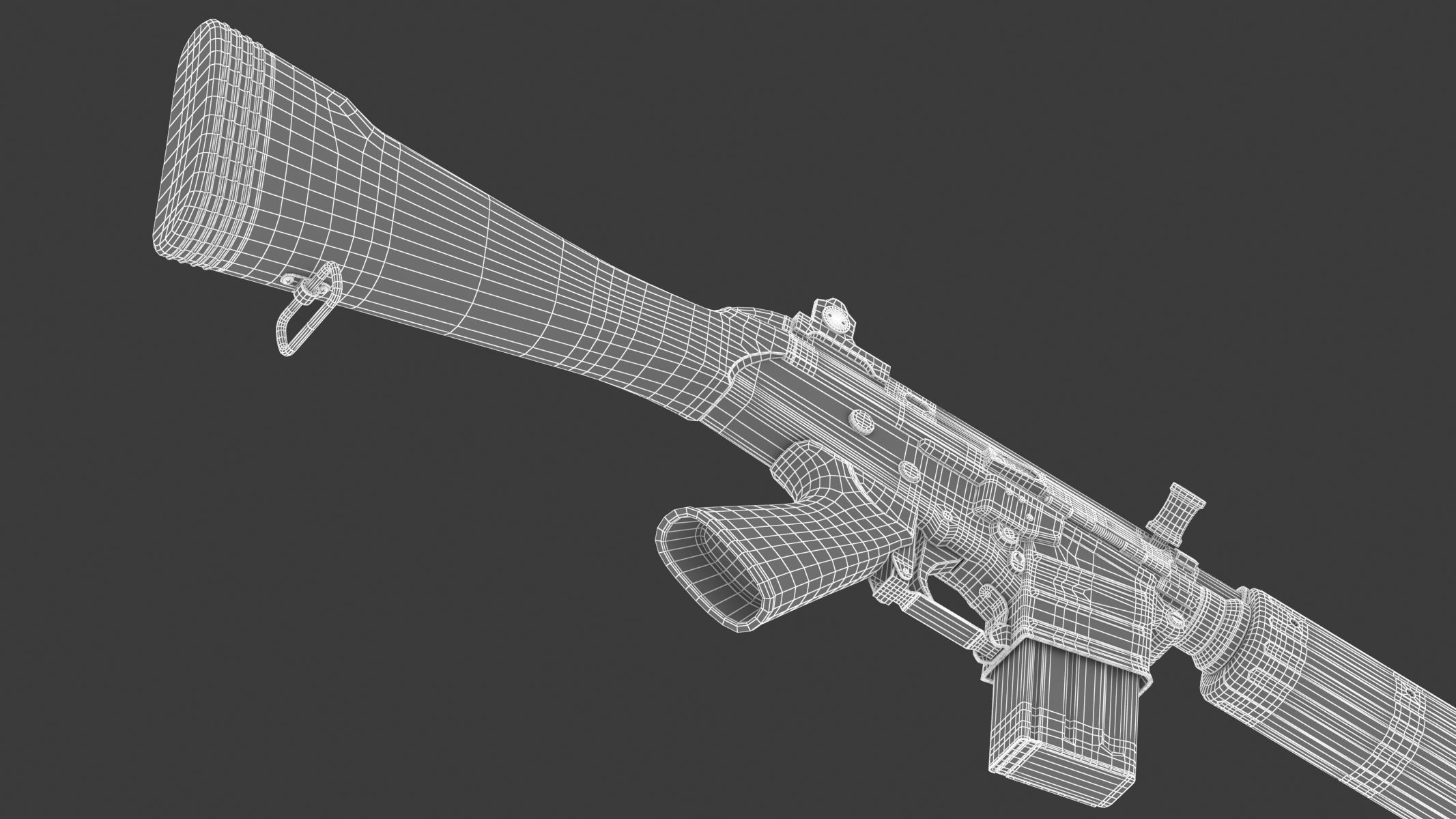 FN CAL 3D model | CGTrader