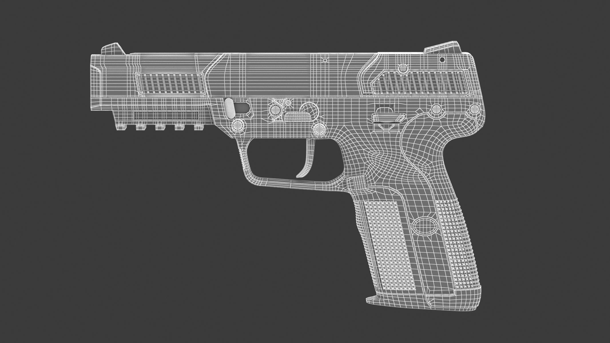 FN Five-seven 3D model | CGTrader