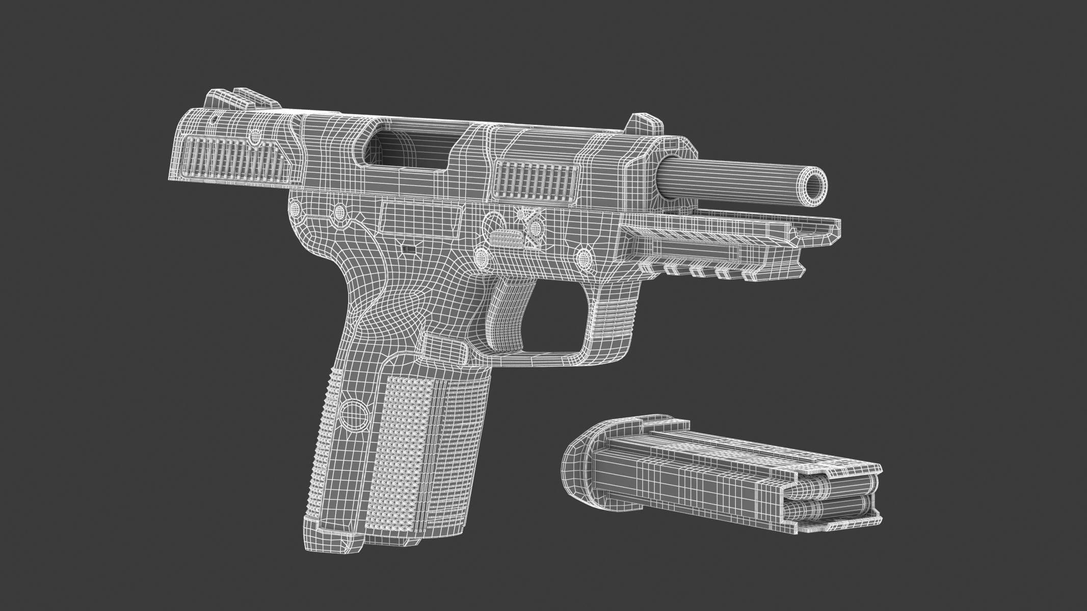 FN Five-seven 3D model | CGTrader